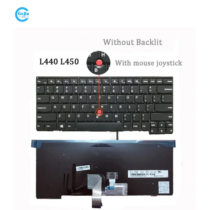 New ORIGINAL Laptop Keyboard For Lenovo Thinkpad T450 T460 T450S L440 ...