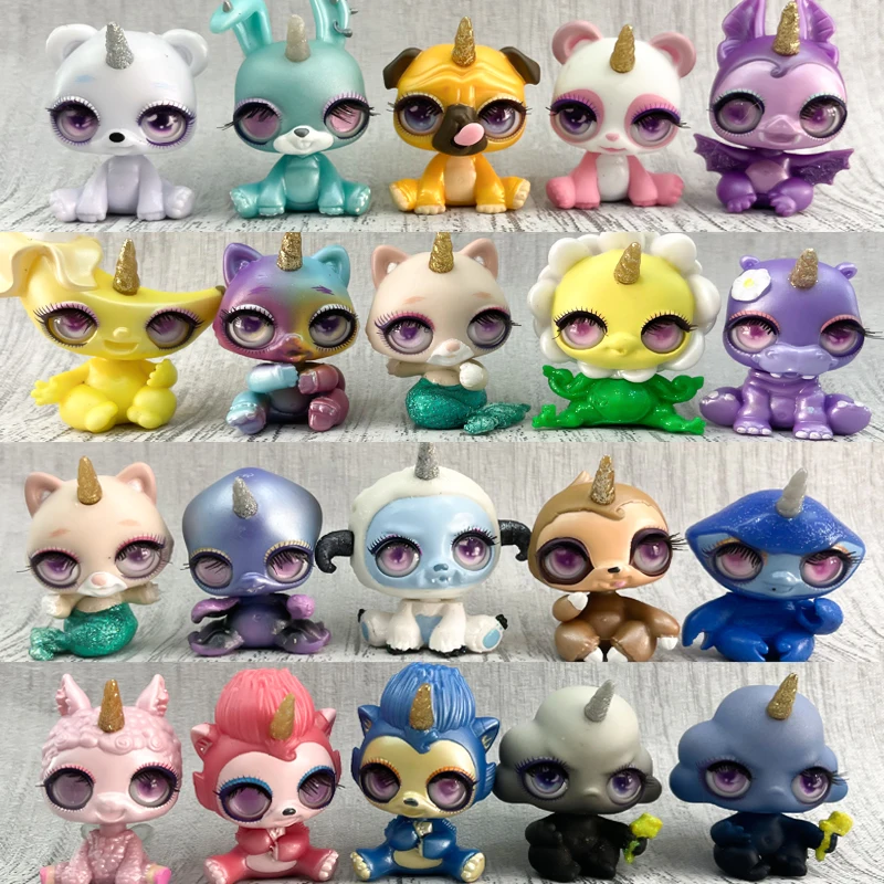 LPS-DOGS-Random-3-5-10PCS-Original-Slime-Unicorn-Action-figures-toy ...