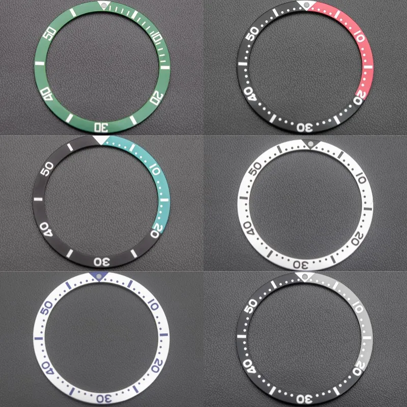 38mm Aluminum Watch Bezel Insert Ring For Seiko SKX007 SKX009 SRPD 40mm ...
