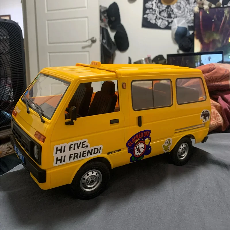 WPL D42 RC Car 1/10 2.4G Simulation Drift Truck Van LED Remote Control ...