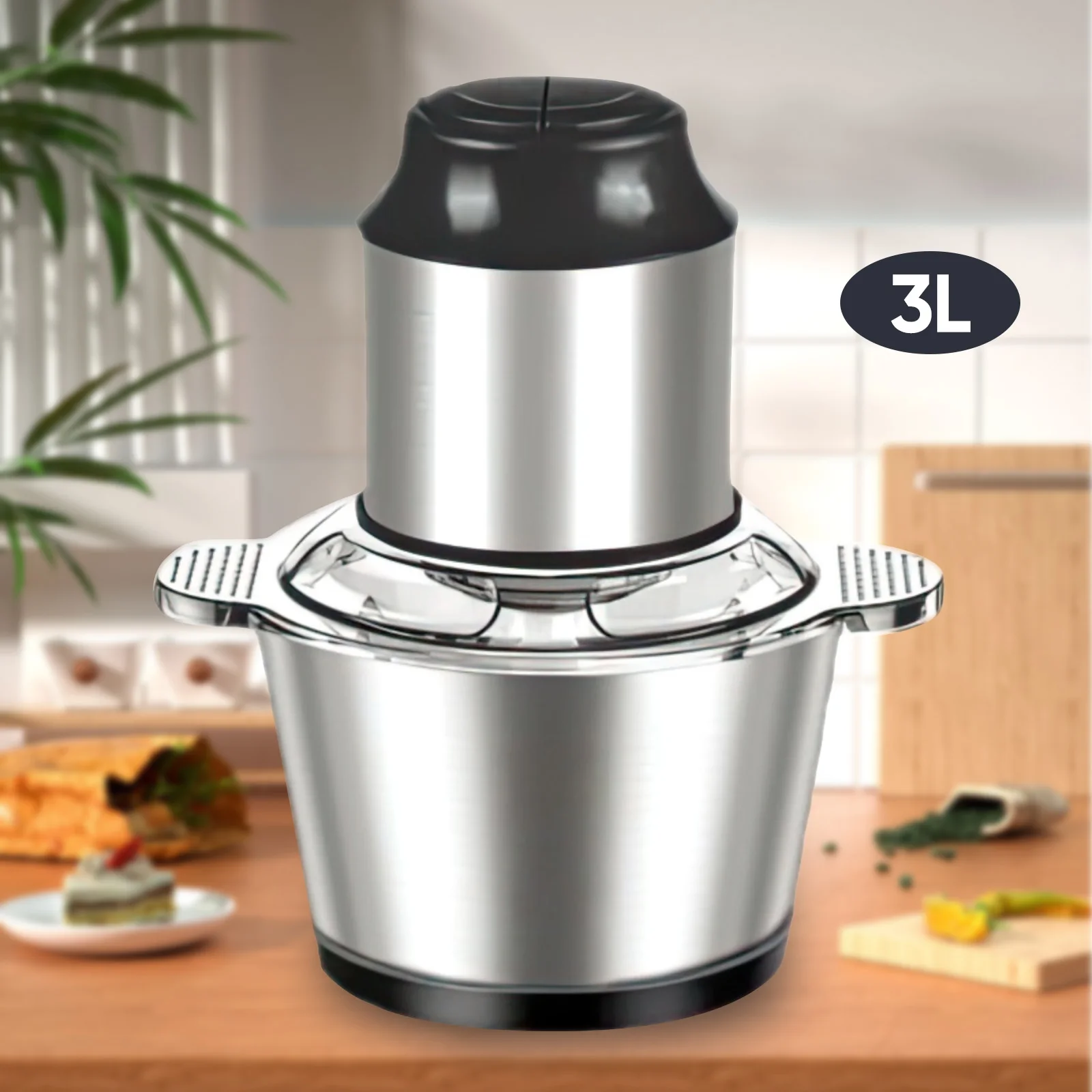 Electric-Meat-Grinders-2L-3L-Food-Crusher-Stainless-Steel ...