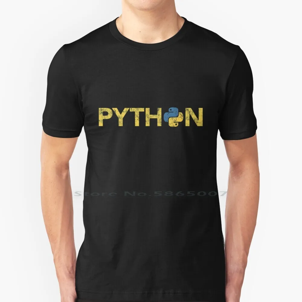Programador de Python, camiseta de estilo Retro, 100% algodón ...
