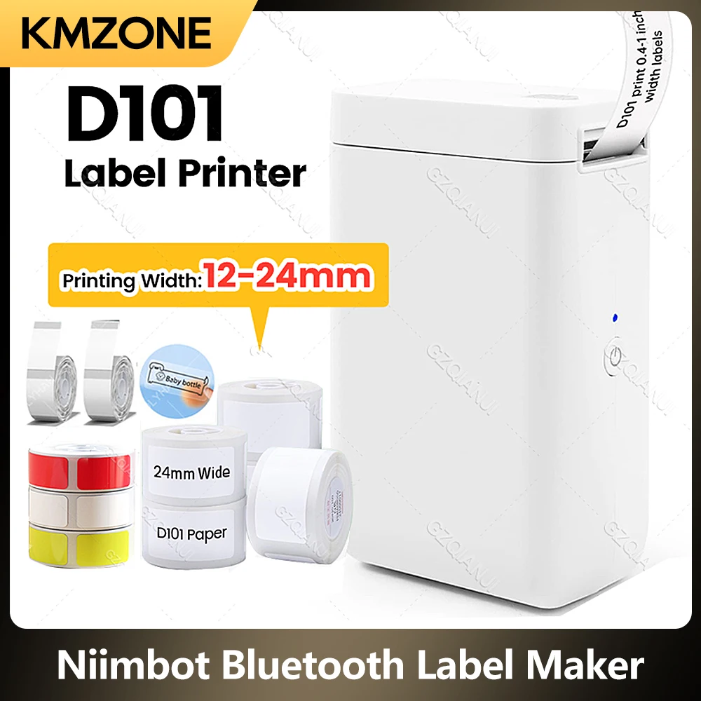 NiiMbot-D101-Portable-Pocket-Label-Maker-Mini-Bluetooth-Inkless-Label ...