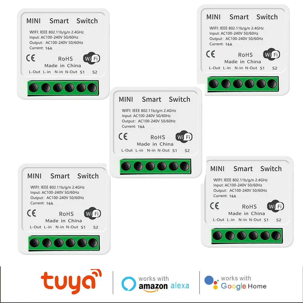 Tuya-WiFi-Mini-DIY-Smart-Switch-16A-Light-APP-Remote-Timing-Wireless ...