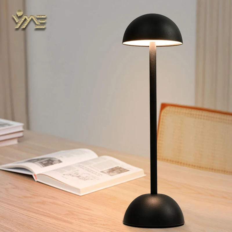 Mushroom-Rechargeable-Table-Lamp-Bedside-Table-Night-Light-LED-Cordless ...