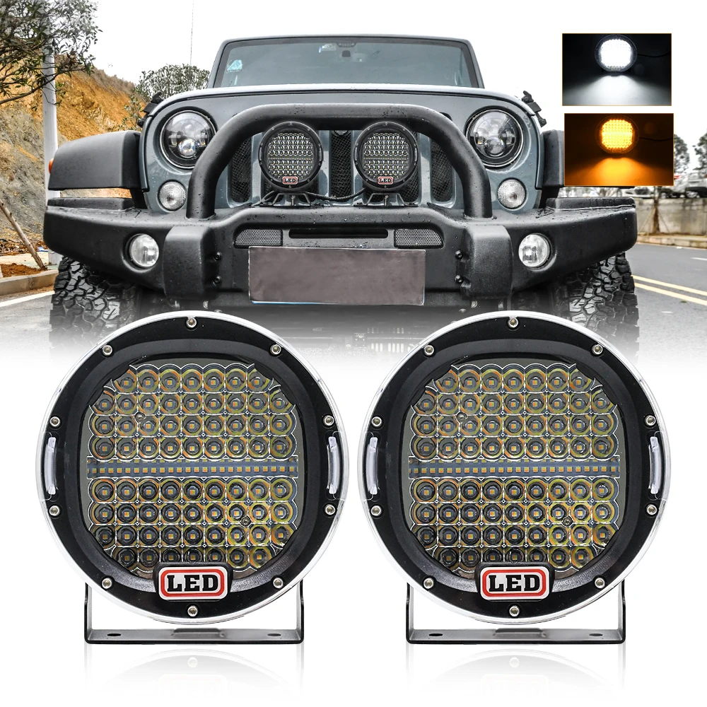 Truck-Spotlight-Work-Light-Off-Road-Vehicle-Accessories-LED-Car-Daytime ...