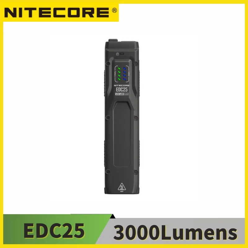 NITECORE-linterna-LED-ultradelgada-EDC25-linterna-recargable-por-USB-C ...