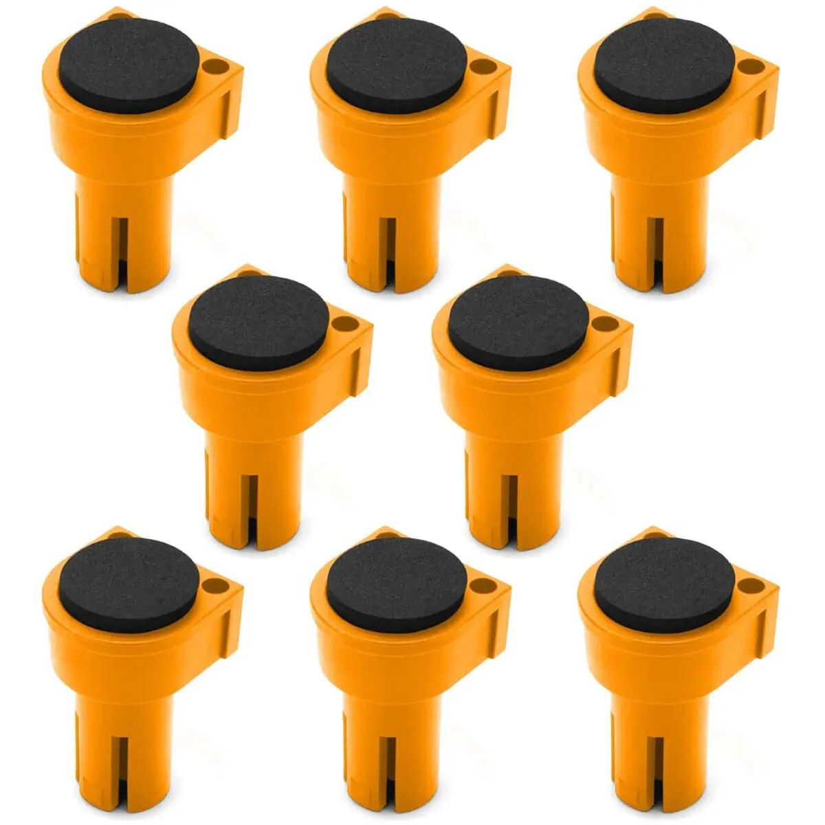 8PCS-19-20mm-Workbench-Peg-Brake-Stops-Clamp-ABS-Stopper-EVA-Rubber ...