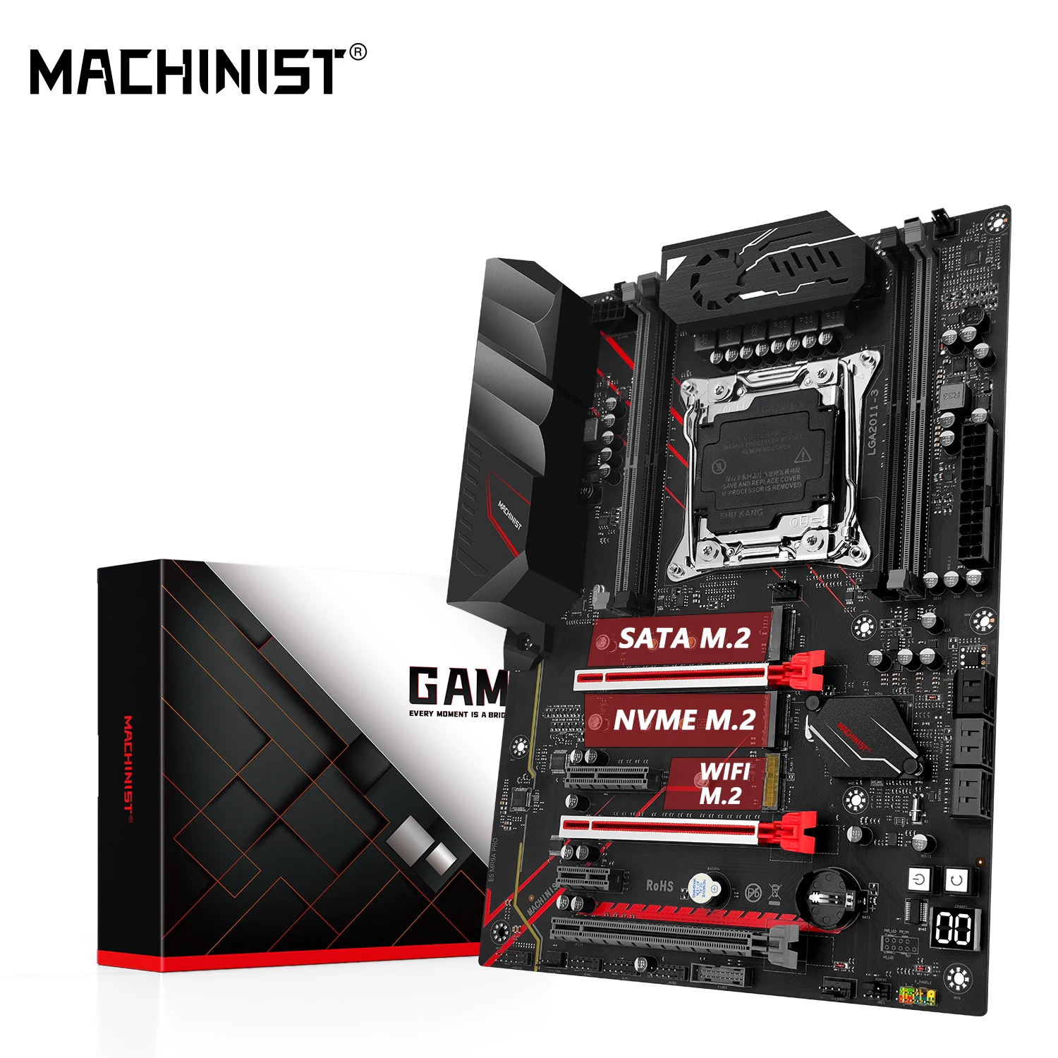 Machinist Mr9a Pro Max X99 Placa Mãe Lga 2011 3 Intel Xeon