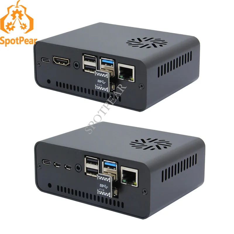 Raspberry-Pi-4B-X823-Storage-module-NASPi-adapter-board-SATA-HDD-SSD ...