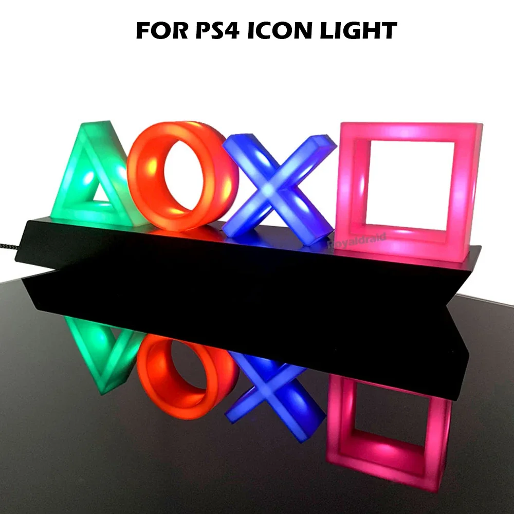 Game-Icon-Light-For-PS4-Playstation-Music-Light-Voice-Control-LED-Neon ...