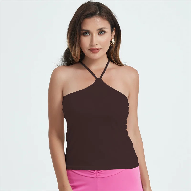 Summer Cross Black Whtie Women'S Crop Top Sexy Sleeveless Harajuku ...
