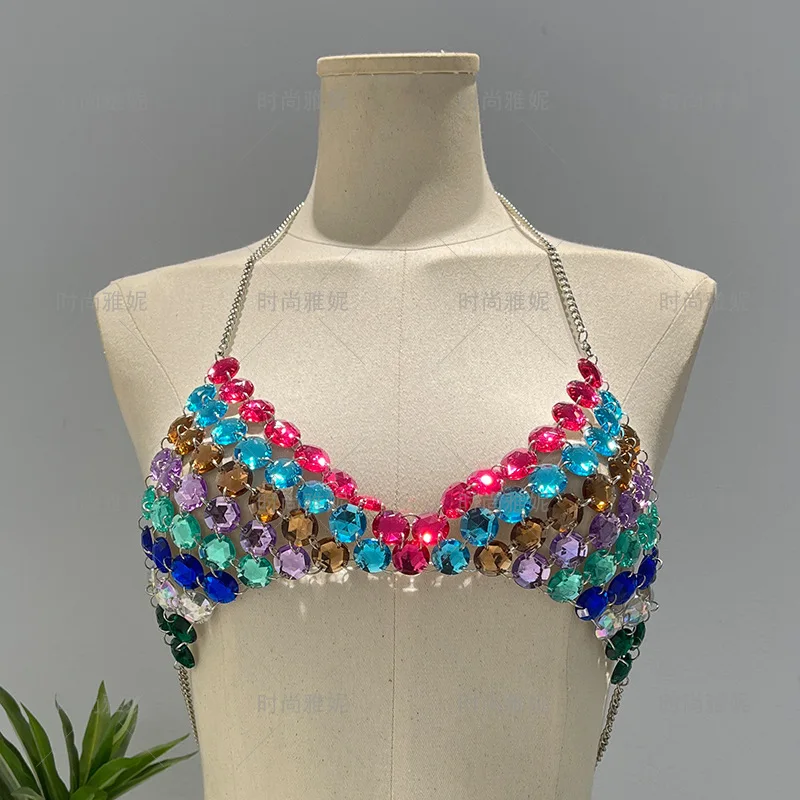 Sexy-Colorful-Acrylic-Beaded-Chic-Women-s-Lingerie-Body-Chain-Top-Water ...