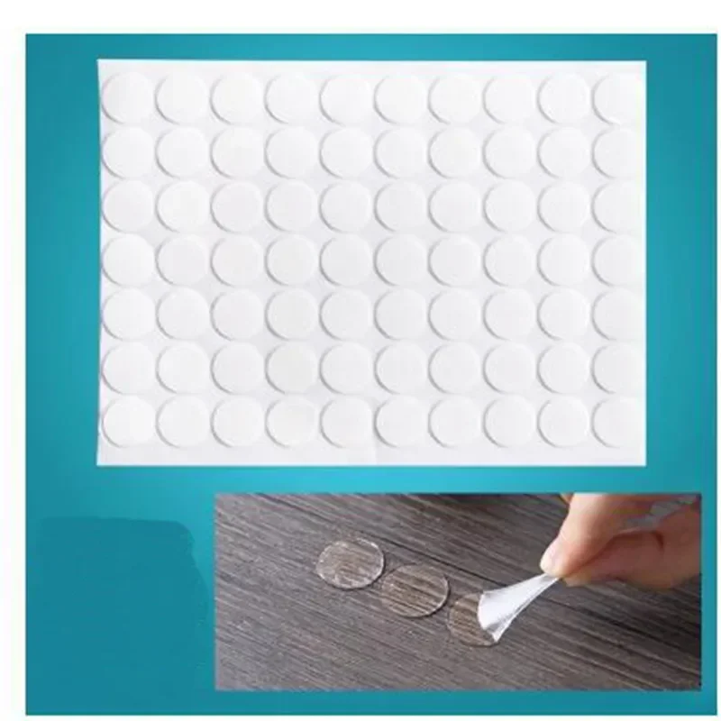 70Pcs/Set Silicone Double-Sided Fex Scotch Sticky Tape Adhesive Round ...