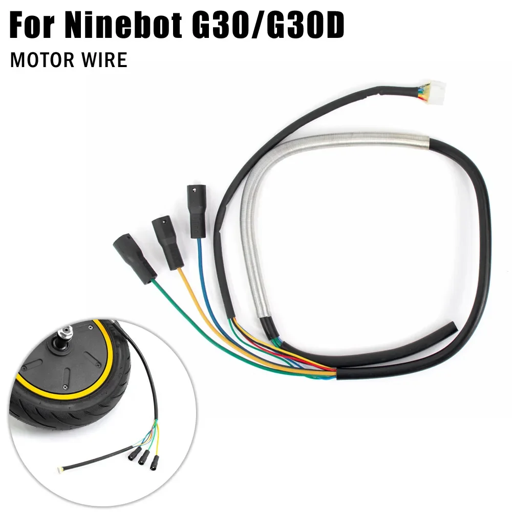 Choice Black New Wheel Motor Wire For Ninebot Max G30 Kickscooter G30d ...