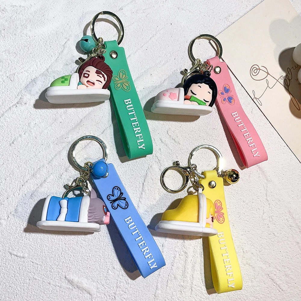 Creative-Keychain-Cute-Anime-Kimetsu-No-Yaiba-Car-Bag-Key-Chains-Demon ...