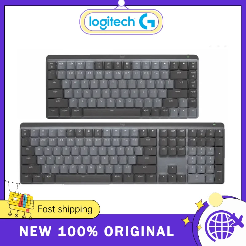 Logitech MX Mechanical Mechanical Wireless Bluetooth Keyboard with Logi ...