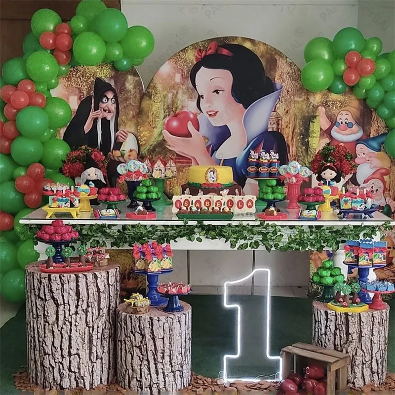 Disney-Snow-White-Theme-Party-Balloons-L-tex-Verde-e-Vermelho-Baby ...