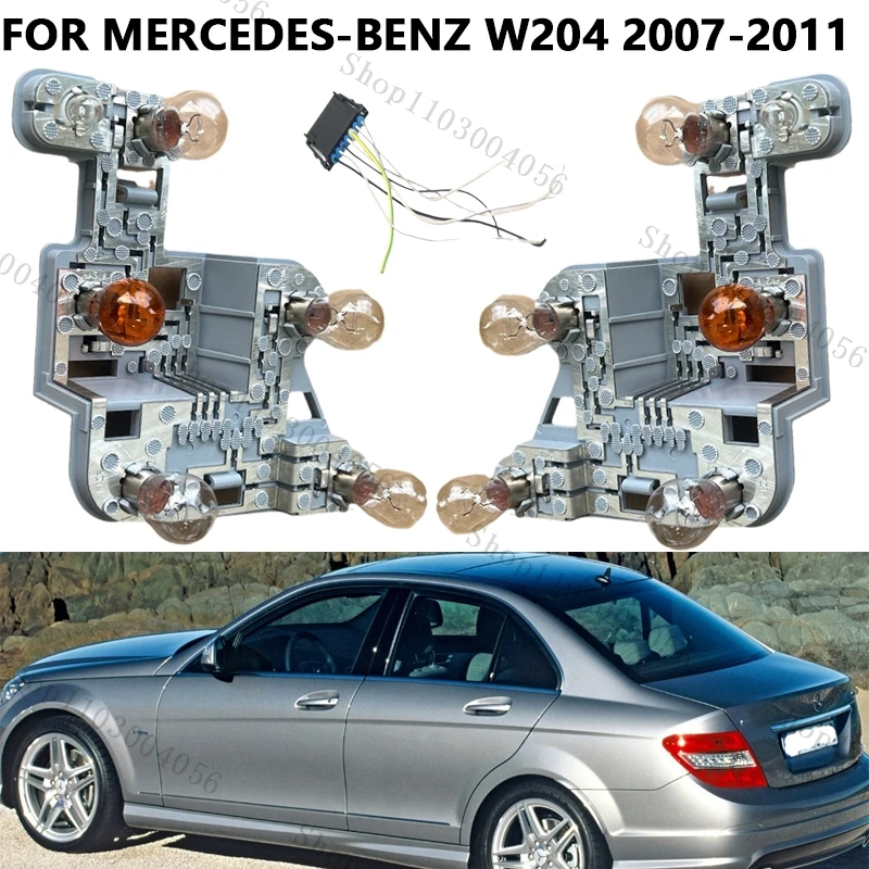 For-Mercedes-Benz-W204-C-Class-C180-C200-C280-C300-C320-2007-2011-Tail ...