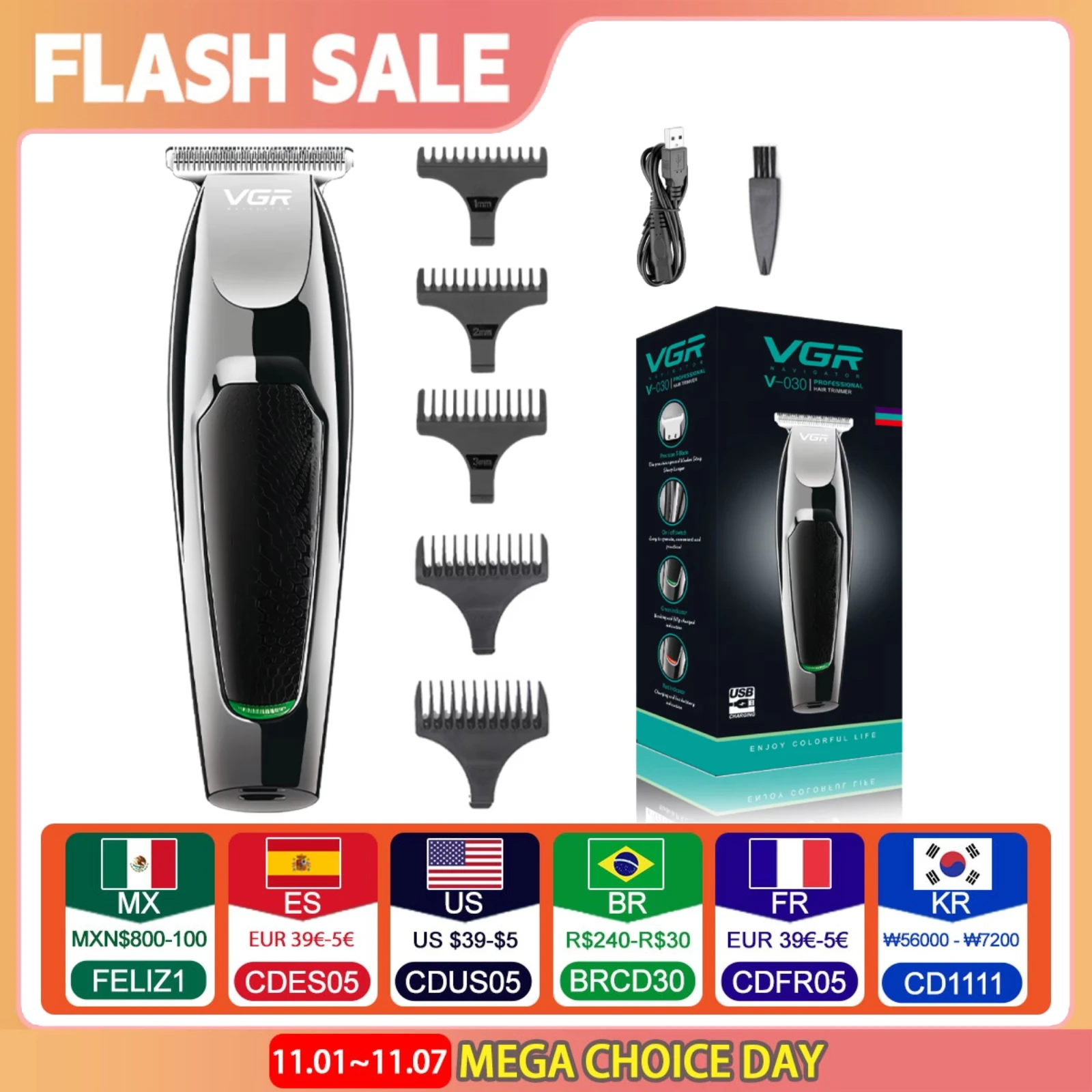 VGR-Hair-Trimme-Professional-Haircut-Machine-Cordless-Hair-Cutting ...