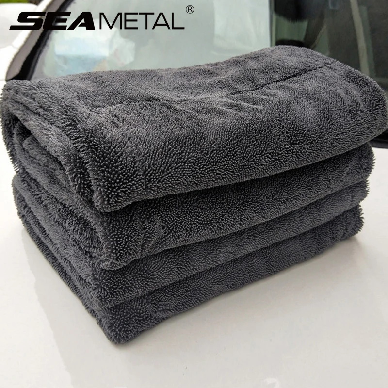 Car Wash Towel 1200GSM Double Sided Towel Car Detailing Twisted Braid ...