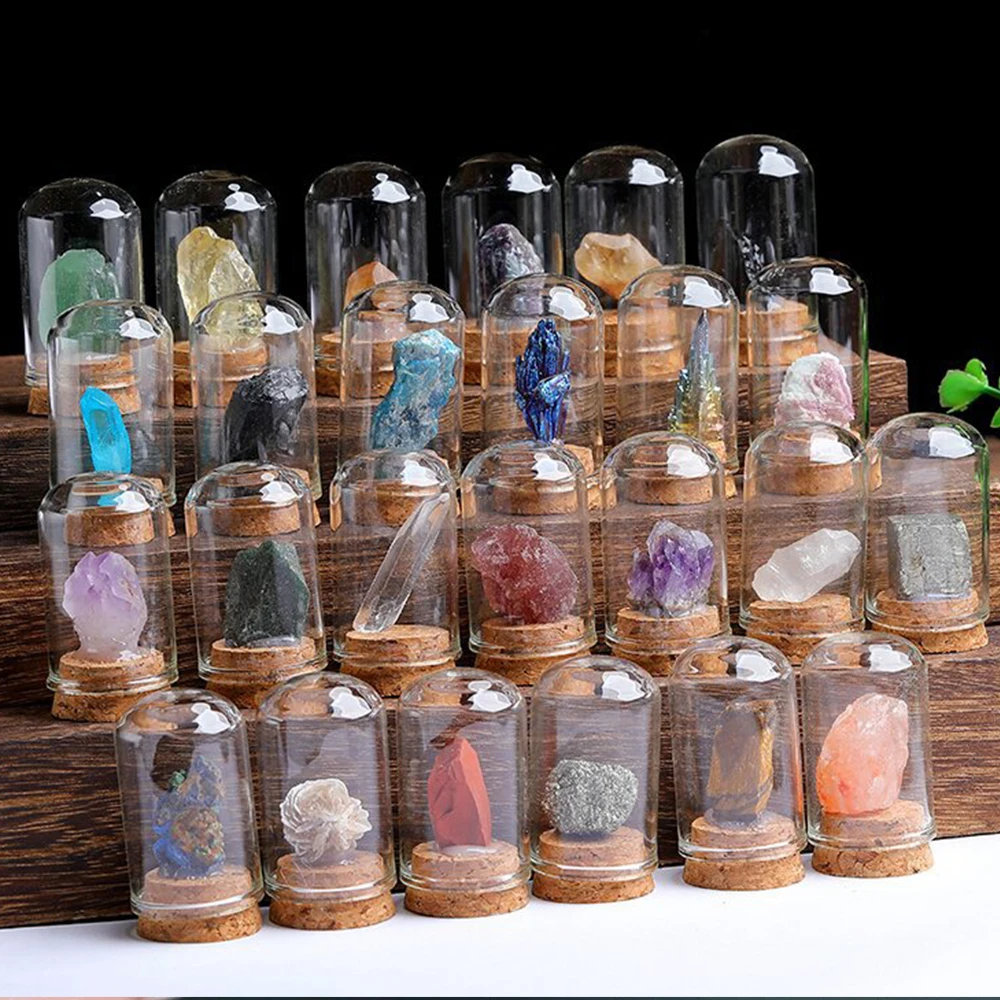 Natural-Raw-Stone-Crystal-Mineral-Glass-Display-Jar-Specimen ...