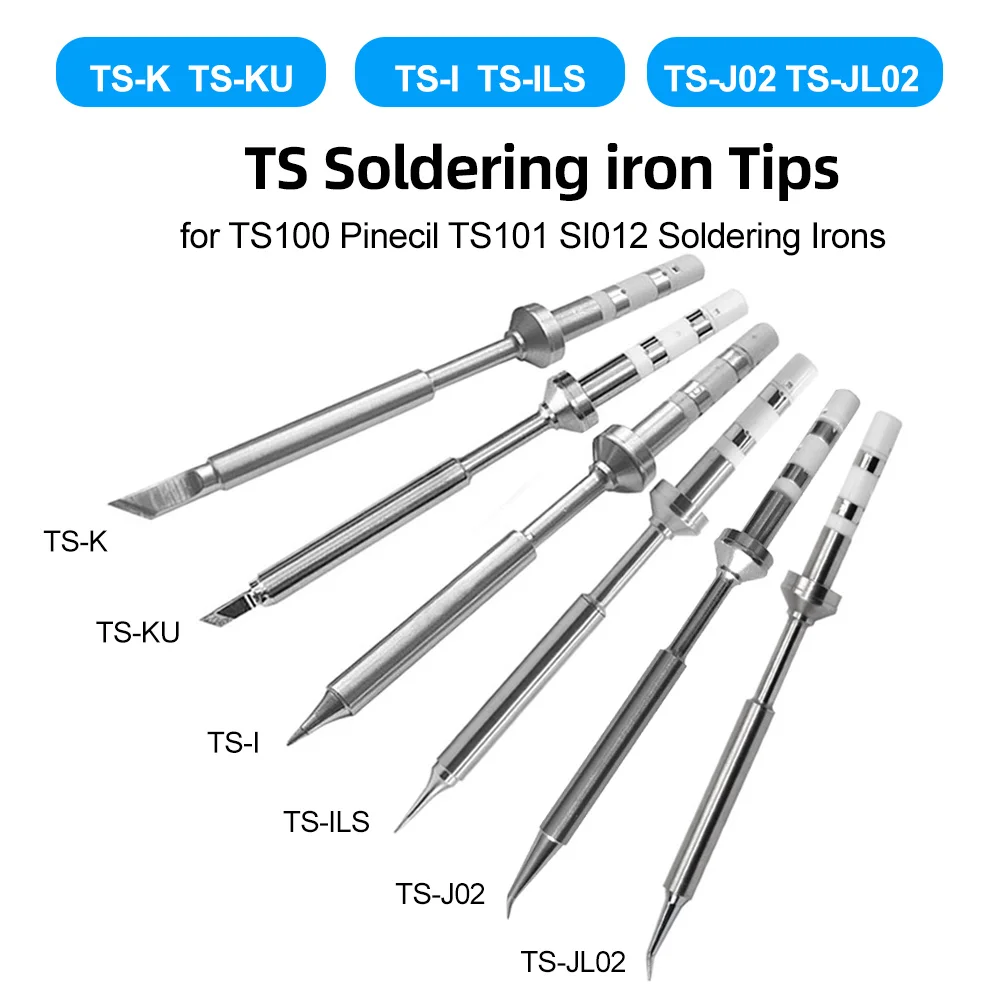 TS-K TS-KU TS-I TS-ILS TS-J02 TS-JL02 Tips For Replacement Pine64 TS100 Pinecil TS101 SI012 ...