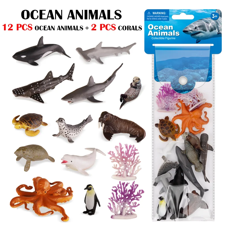 Simulation-Marine-Sea-Life-Whale-Shark-Action-Figures-Ocean-Animal ...