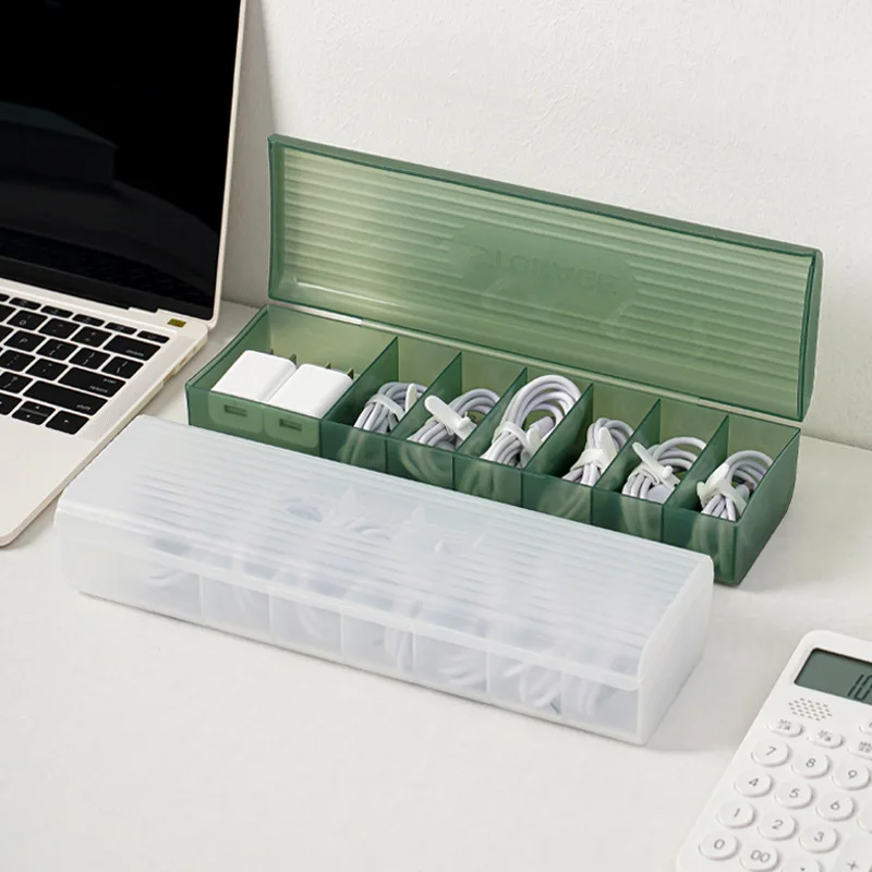 Desktop-data-cable-storage-box-Power-cord-storage-Mobile-phone-charger ...