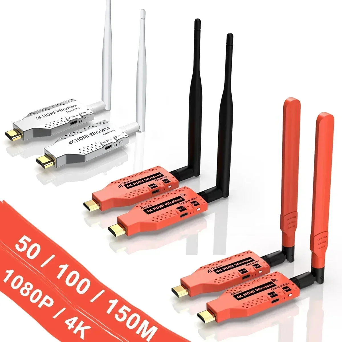 50m-100m-150m-1080p-4K-Wireless-HDMI-Extender-Video-Transmitter ...