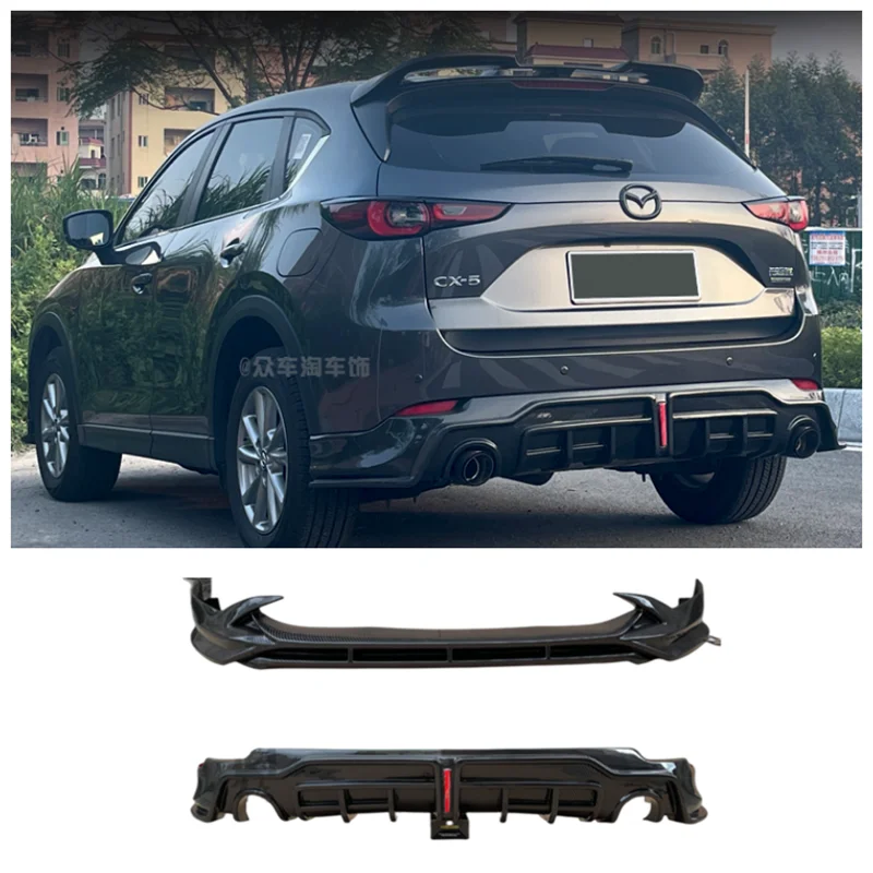 For-Mazda-CX5-CX-5-2022-2023-High-Quality-ABS-Carbon-Bumper-Front-Lip ...