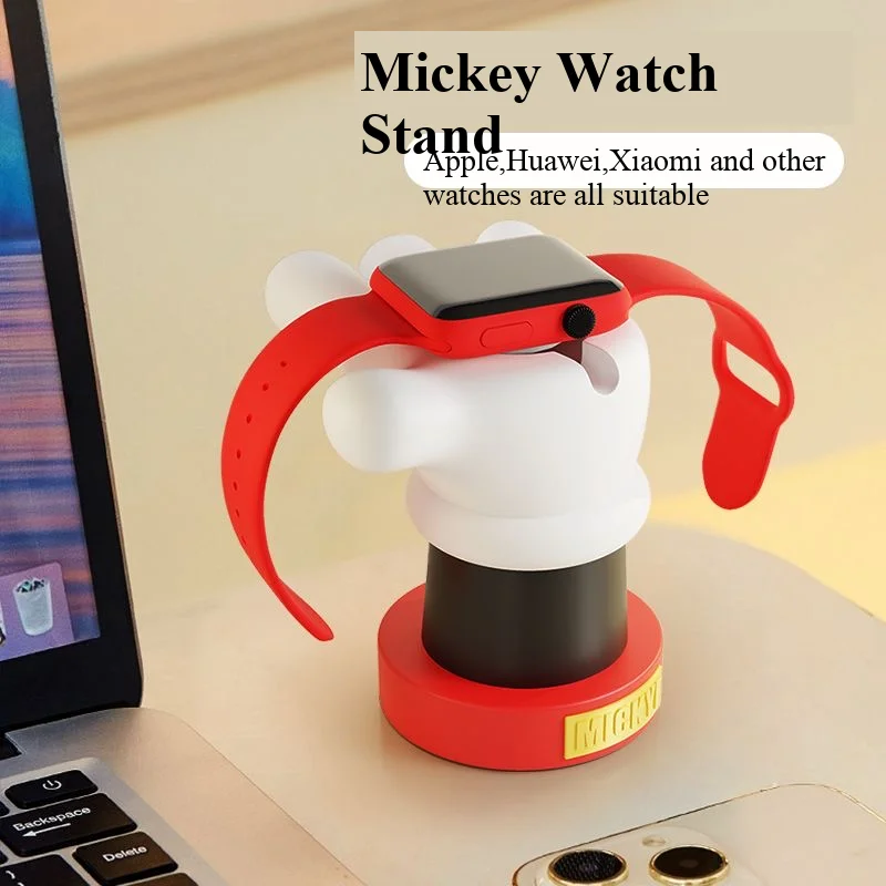 Cute anime Mickey Mouse Wireless charging bracket creativity cartoon ...