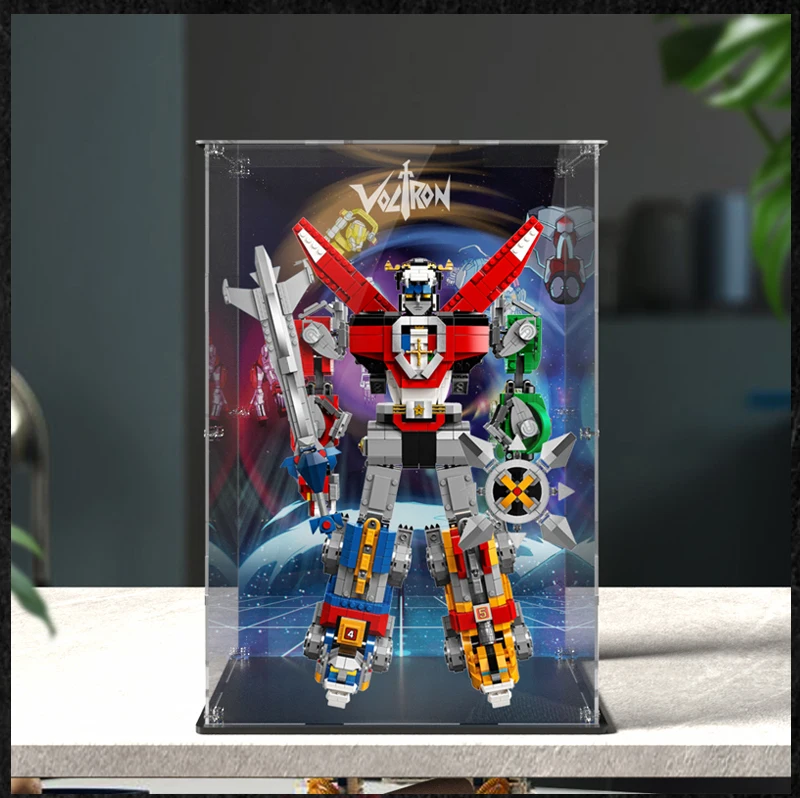 Acrylic Display Box For Lego 21311 Voltron Dustproof Clear Display Case ...