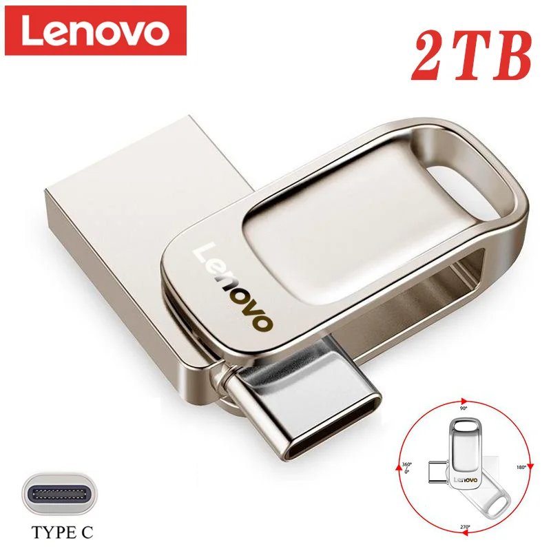Lenovo-Flash-Drives-USB-de-Alta-Velocidade-Memory-Stick-de-Capacidade ...