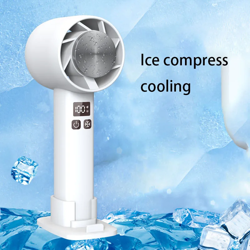 New-Iced-Semiconductor-Refrigeration-Fan-Mini-Silent-Portable-Desktop ...