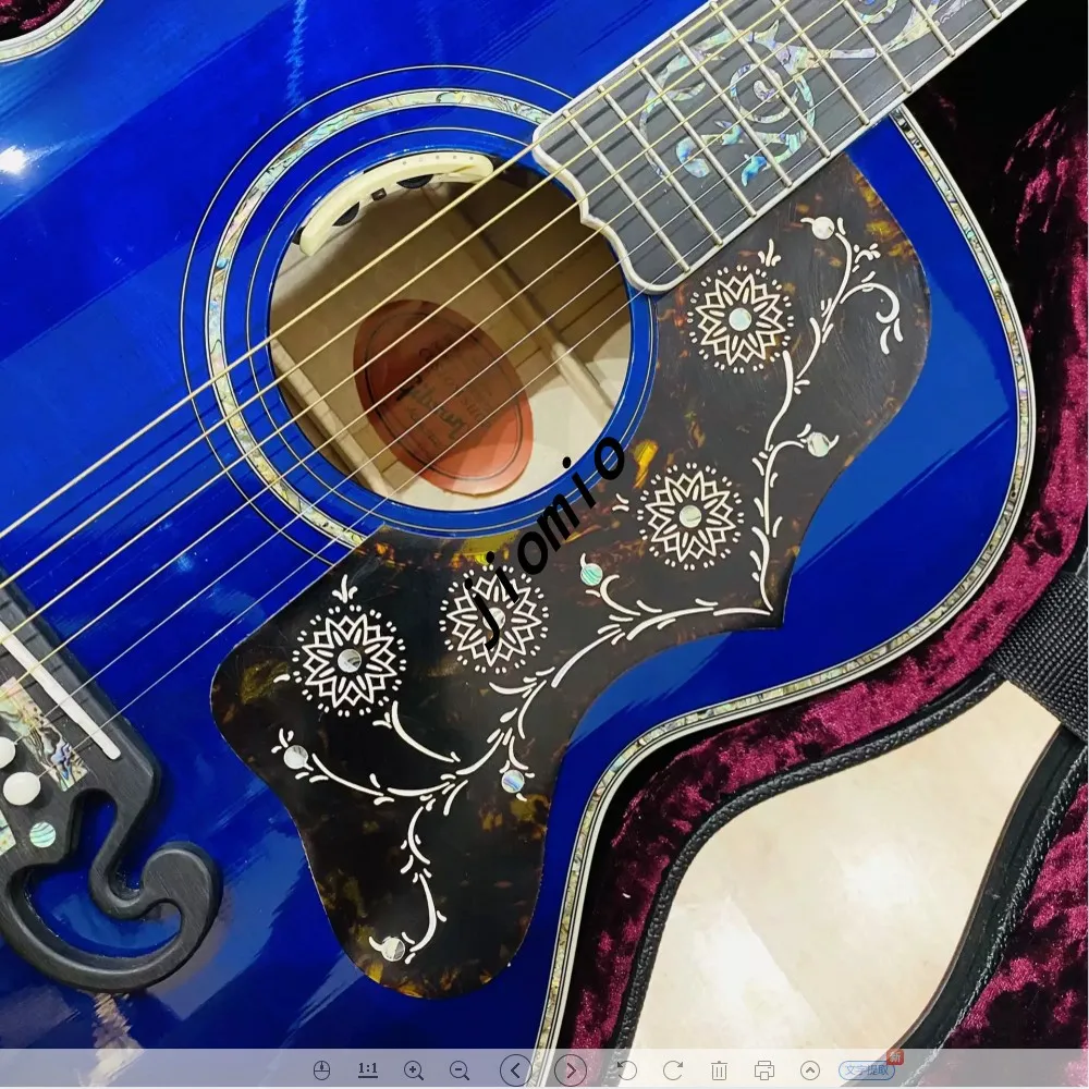 Blue Gibson Acoustic Guitars