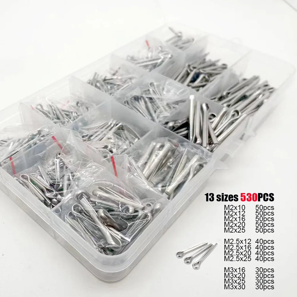 530pcs-set-M2-M2-5-M3-304-Stainless-Steel-U-Shape-Type-Split-Clamp ...