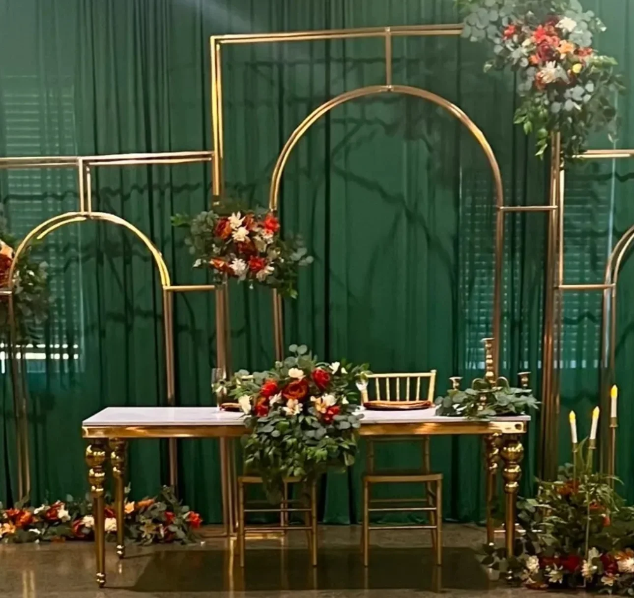 1pcs-3pcs-Metal-Pointed-Arch-Stage-Combination-Screen-Wedding ...