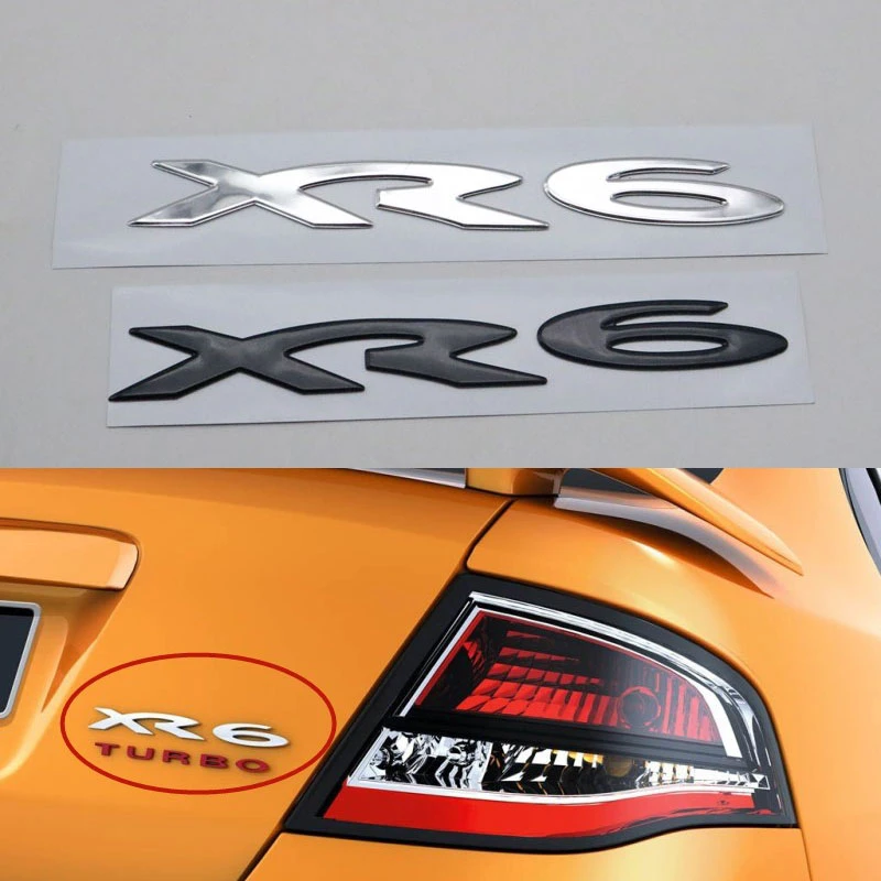 For Ford Falcon Xr6 Xr 6 Emblem Rear Trunk Tailgate Logo Sticker Side ...