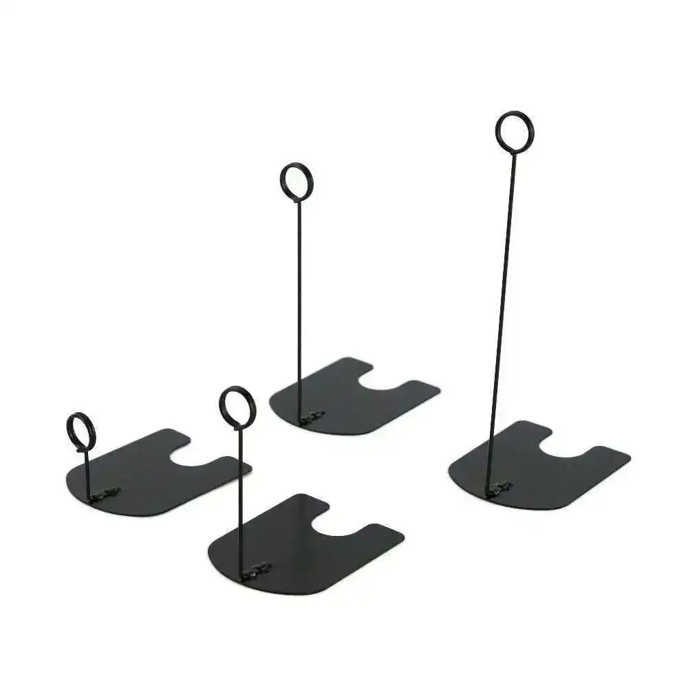 Black Silvery Gold 5/10/15cm Pop Table Sign Snap Food Price Tag Display ...