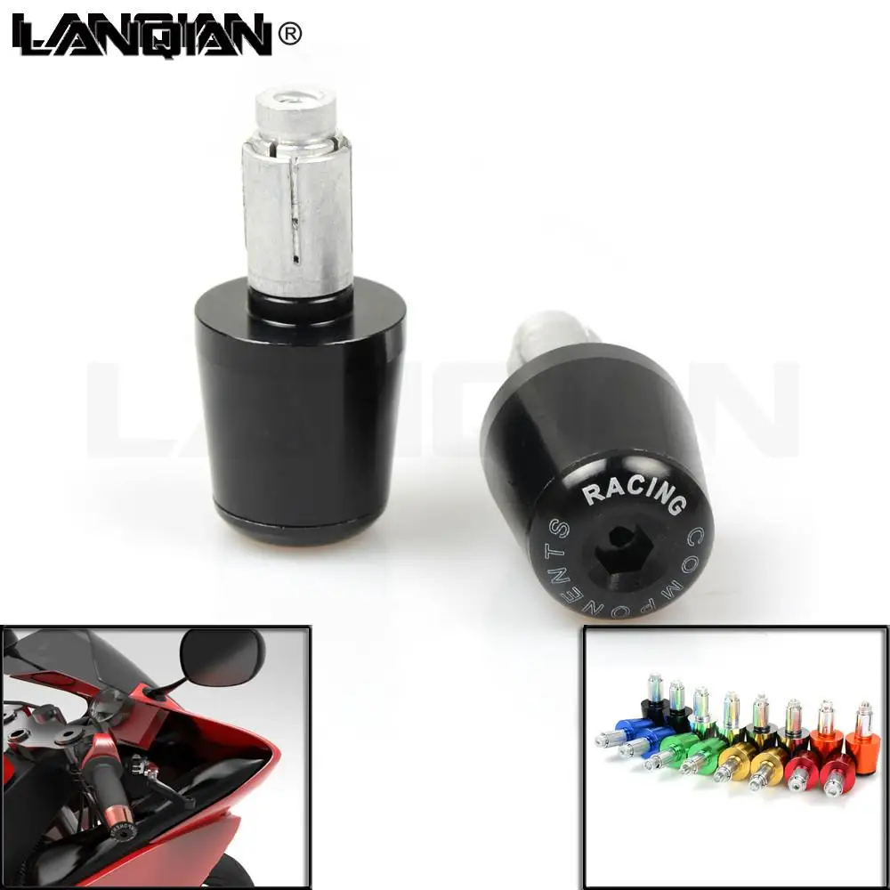7/8'' 22 Mm Cnc Motorcycle Handlebar Handle Bar Grips Ends For Yamaha ...