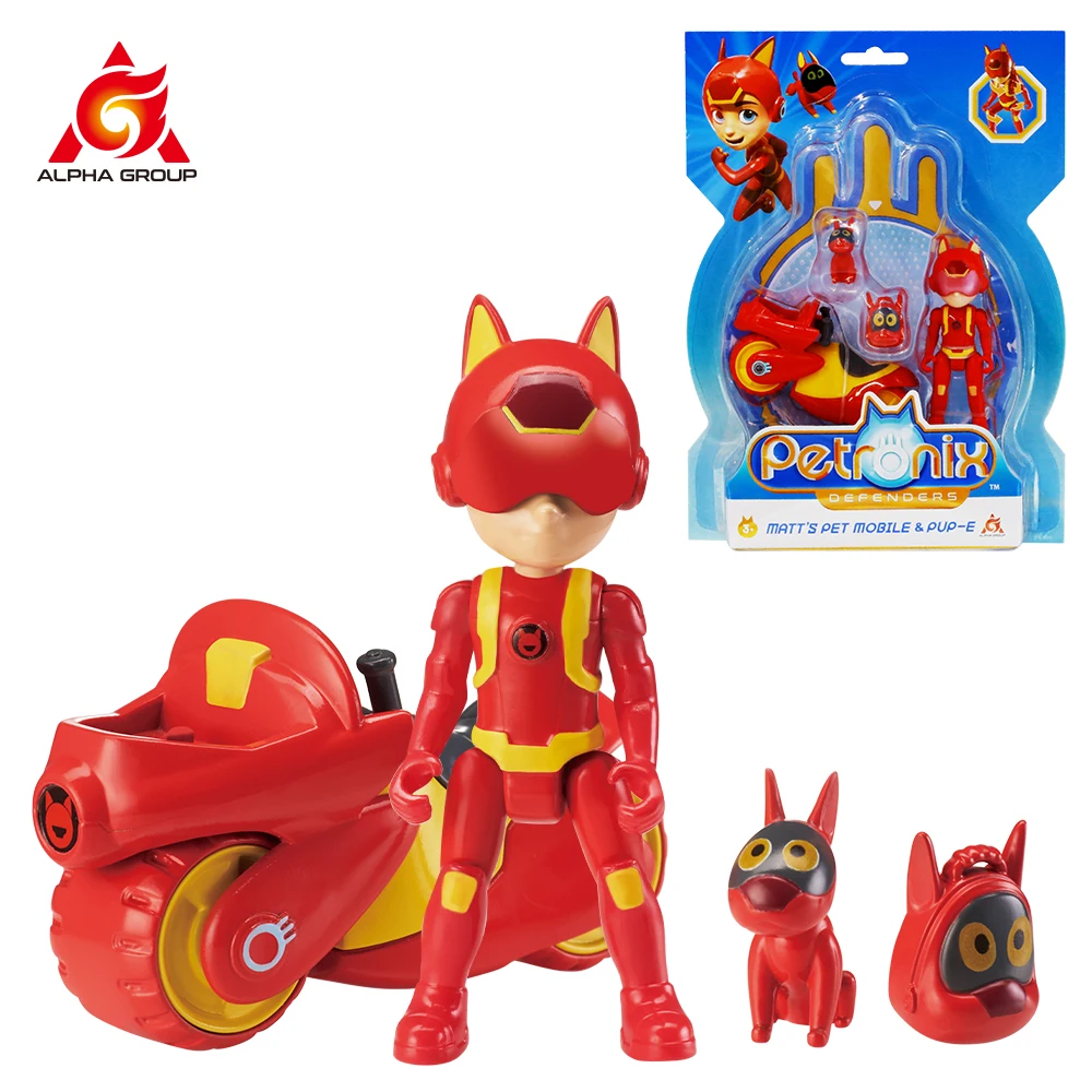 PETRONIX-DEFENDERS-3-inch-Movable-Action-Figure-Matt-s-Pet-mobile-Pup-E ...