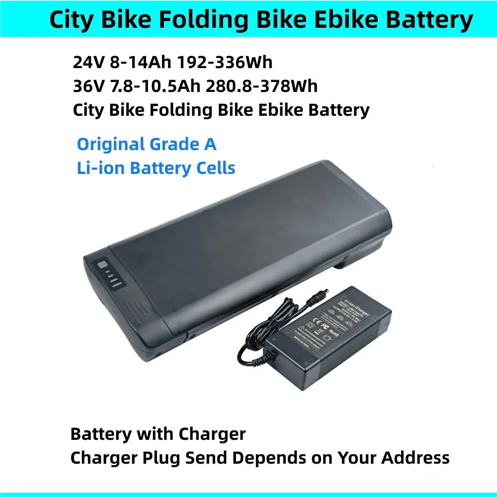 24V-Electric-Bike-Folding-Bike-Battery-24V-8-7Ah-10Ah-12Ah-13Ah-14Ah ...