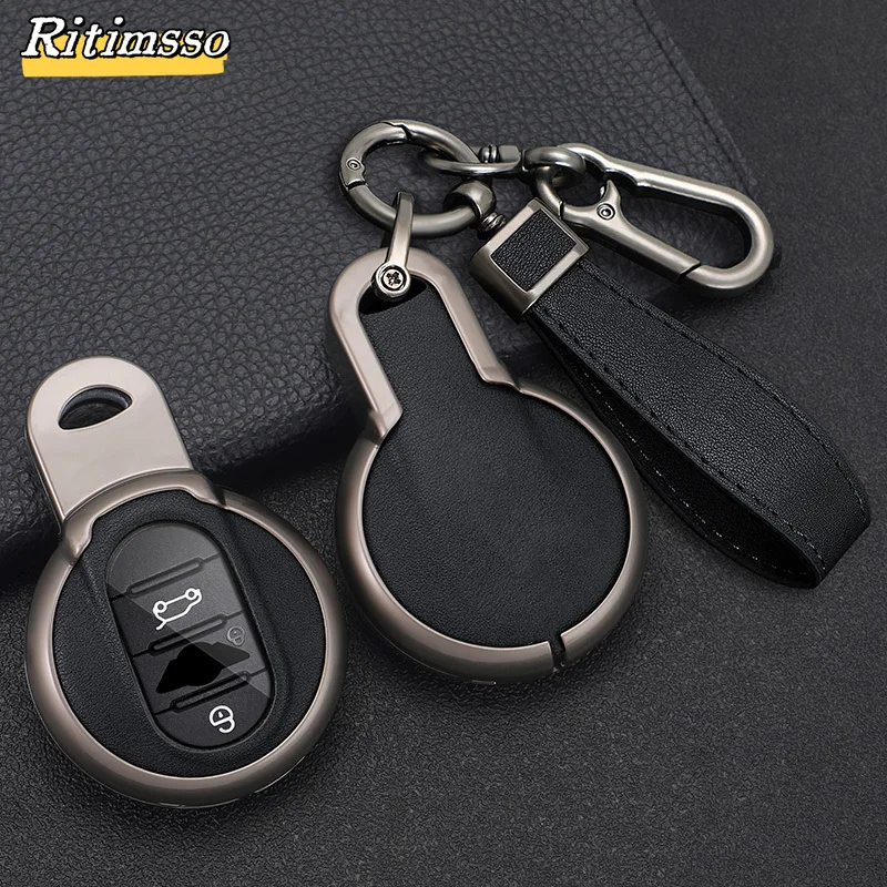 New-Metal-Car-Key-Case-Cover-Shell-Protection-For-BMW-Mini-COOPERS ...