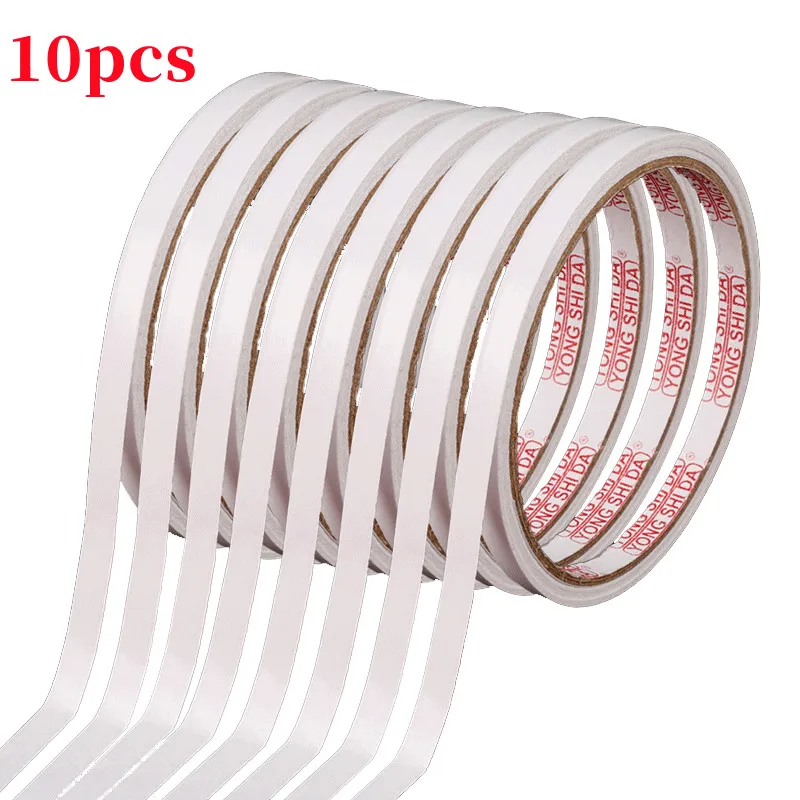 10pcs-Double-Sided-Tape-White-Super-Strong-Double-Sided-Tape-Paper ...