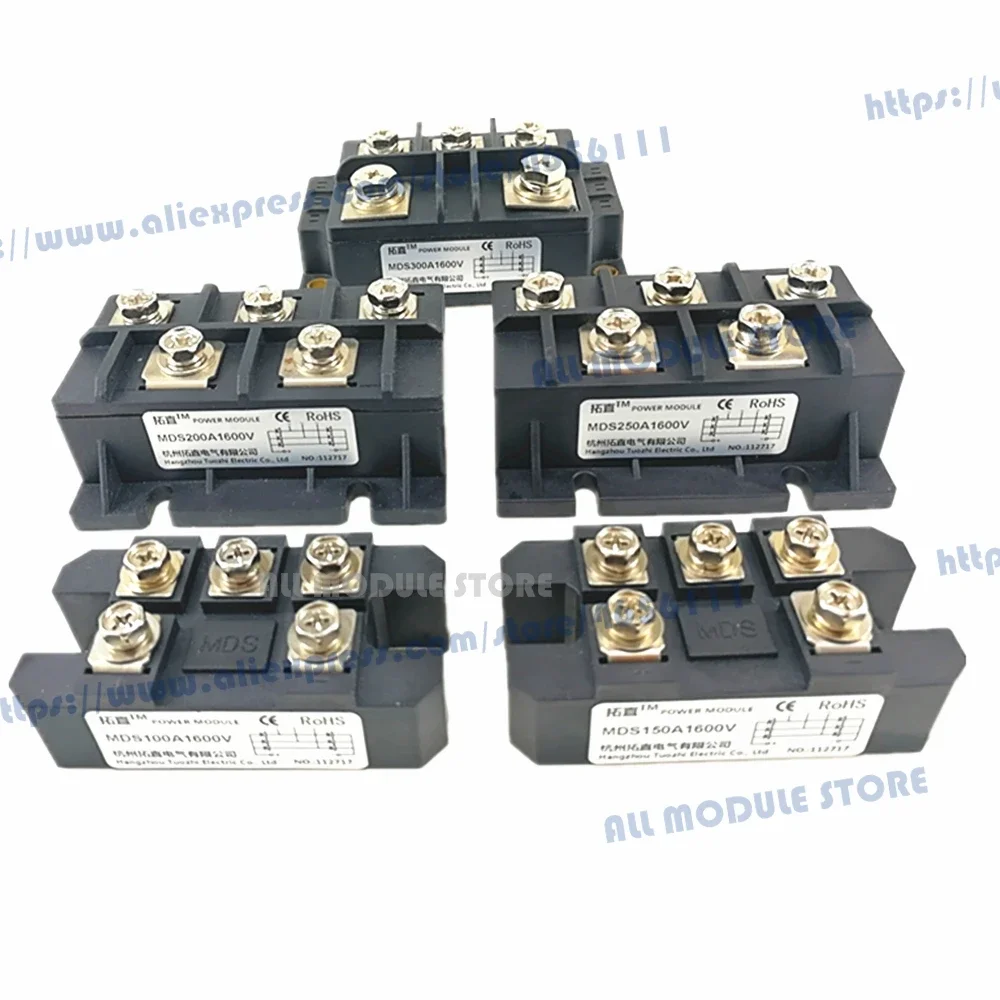 MDS200A-3-Phase-Diode-Bridge-Rectifier-MDS200A1600V-MDS200-16-200A-Amp ...