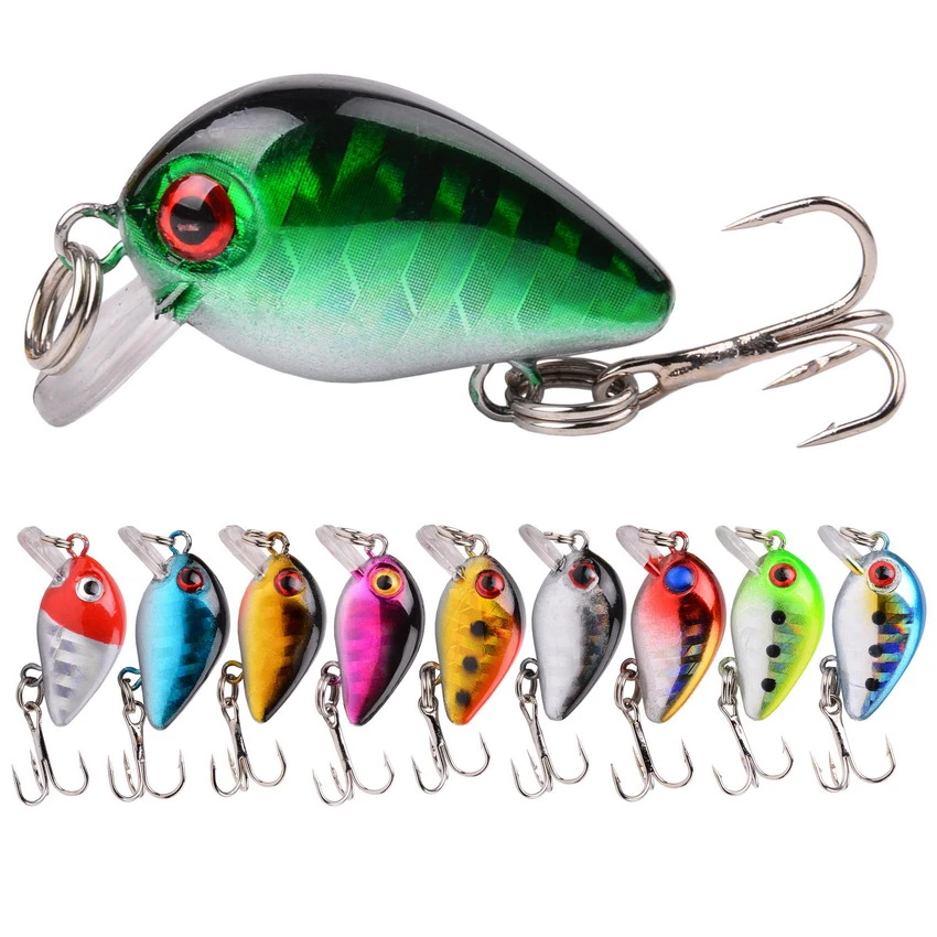 Fishing Lure Set 3cm 1.8g Crankbaits Micro Hard Pesca Artificial Baits ...