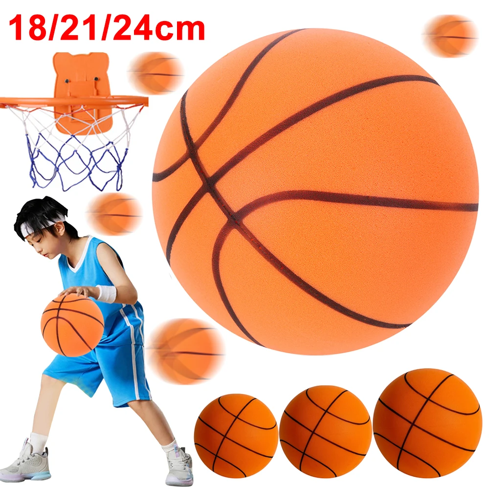 18-21-24cm-Silent-Basketball-High-Resilience-Mute-Bouncing-Ball ...
