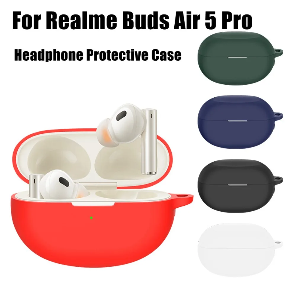 Portable-Dustproof-Silicone-Case-Washable-Soild-Color-Buds-Cover-Anti ...