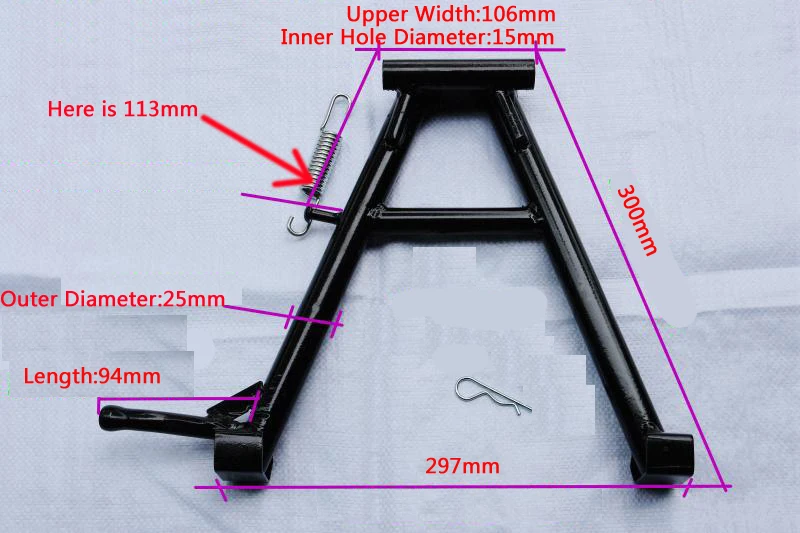 Motorcycle Main Bracket Main Supporter Main Holder Main Frame Leg For ...